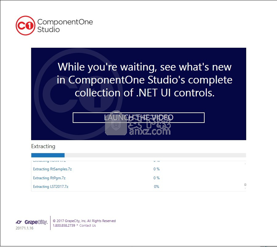 ComponentOne 2017下载-ComponentOne Studio 2017 附带安装教程 - 安下载