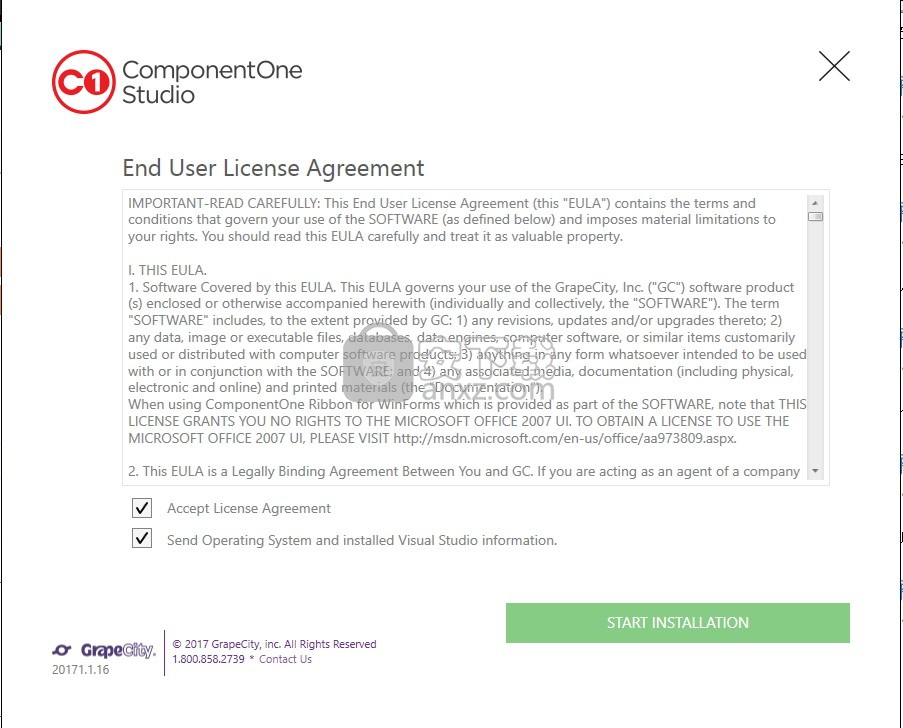 ComponentOne 2017下载-ComponentOne Studio 2017 附带安装教程 - 安下载