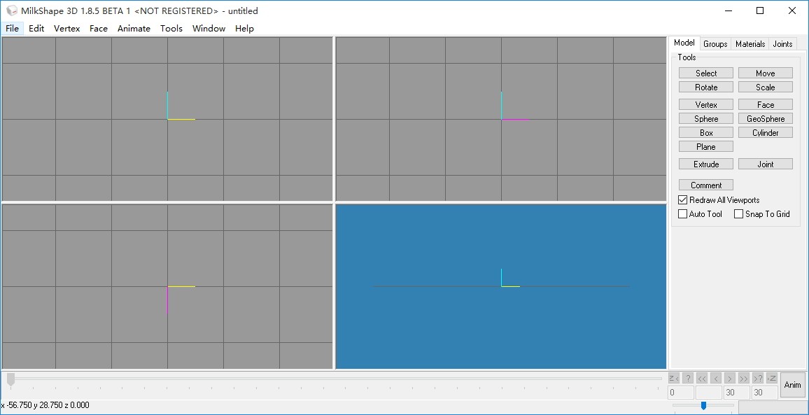 milkshape 3d-3d游戏模型制作软件下载 v1.85 - 安下载