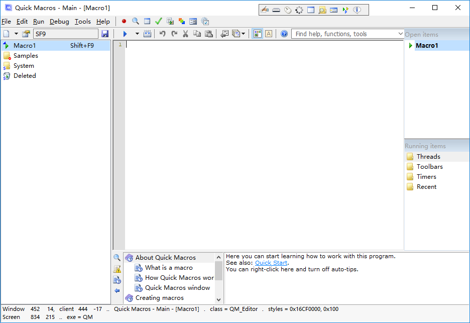 Quick Macros-自动化软件下载 v2.4.1.8 - 安下载