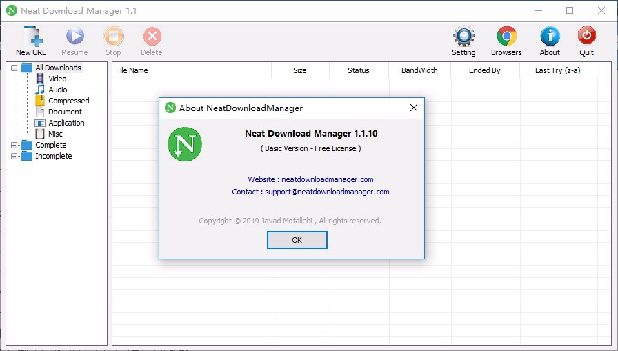 ndm下载器-Neat Download Manager下载 v1.1 官方版 - 安下载
