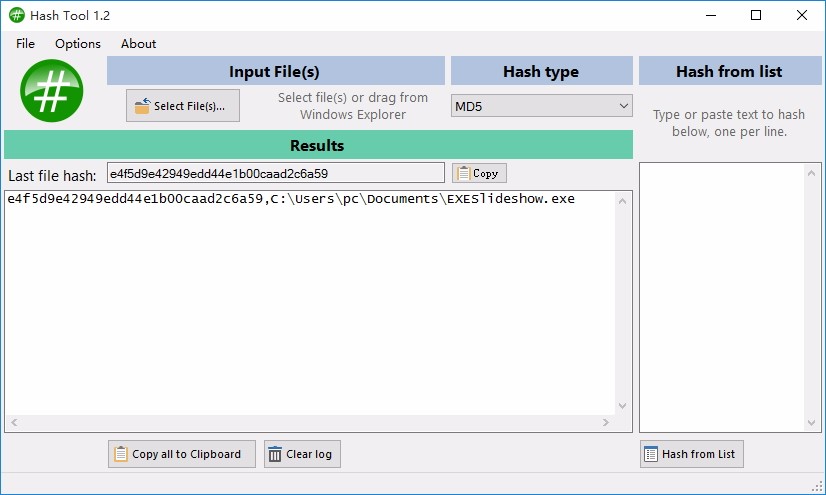 Hash Tool中文版下载-哈希值计算工具 v1.1 中文版 - 安下载
