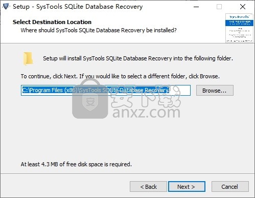 SysTools SQLite Recovery下载-SQLite数据库恢复软件 v1.2.0.0 官方版 - 安下载