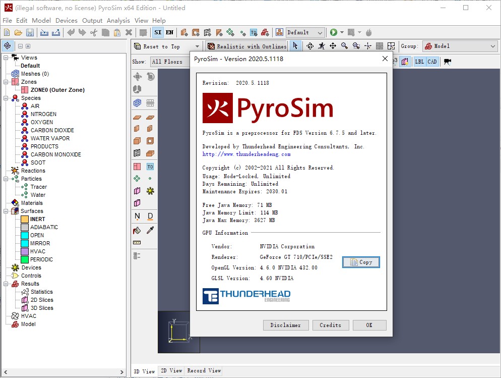 pyrosim2020破解版下载-pyrosim火灾模拟 附安装教程 - 安下载
