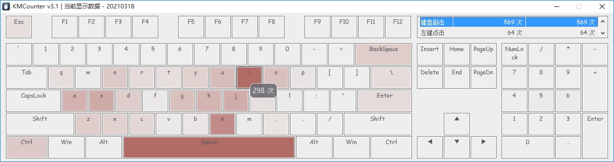 KMCounter下载-键盘鼠标使用统计 v3.1 免费版 - 安下载
